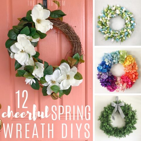 Cheerful Spring Wreath DIY Ideas – The How To Mom