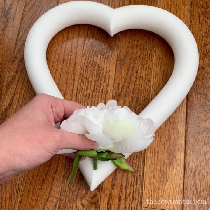 Ombre Peony Heart Wreath DIY – The How To Mom