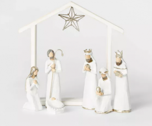 20+ Gorgeous and Modern Nativity Sets – The How To Mom