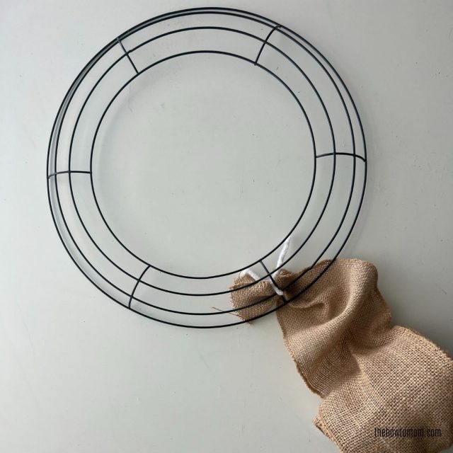 How to Make a Burlap Wreath – 3 Easy Styles! – The How To Mom