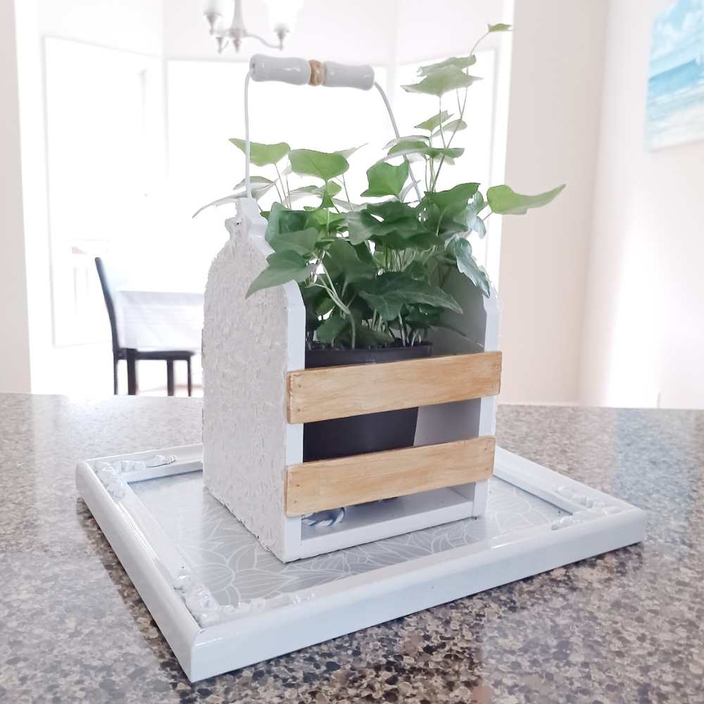 Farmhouse Inspired DIY Plant Holder [Repurposing Craft Project] – The ...