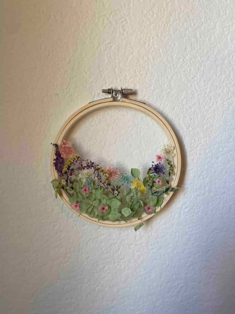 DIY Floral Embroidery Hoop – Simple & Beautify Craft Project – The How ...