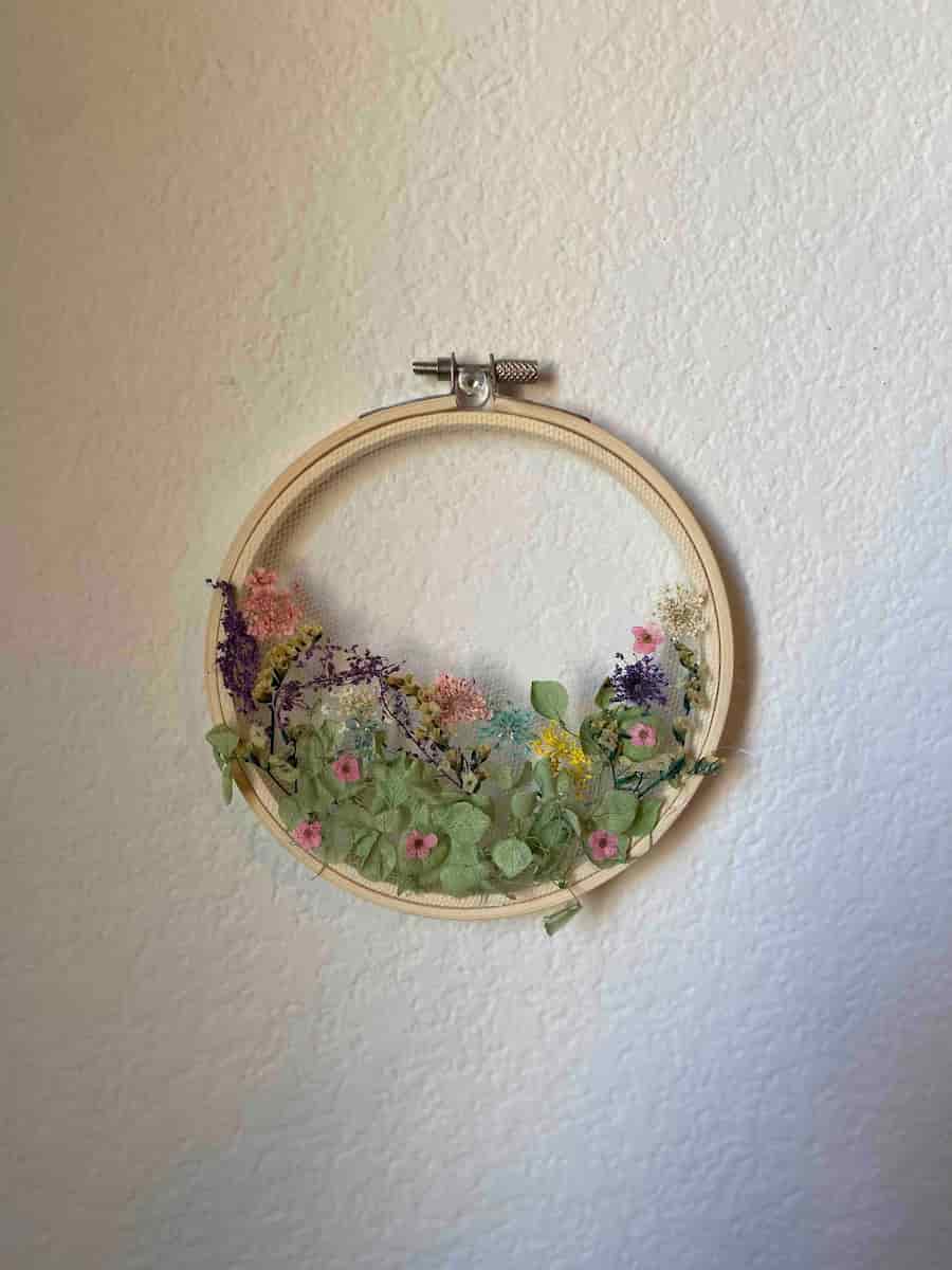 DIY Floral Embroidery Hoop – Simple & Beautify Craft Project – The How ...