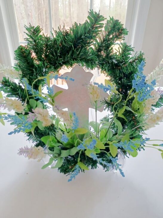 Budget Easter Wreath Craft! (Super-Easy & Low-Cost) – The How To Mom