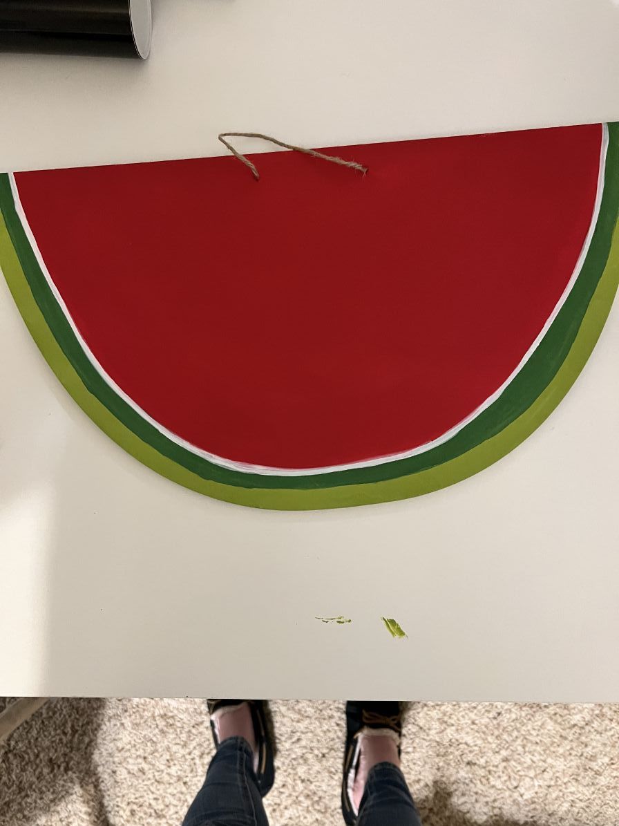 How To Make A Summertime Watermelon-Themed Wall Hanging – The How To Mom
