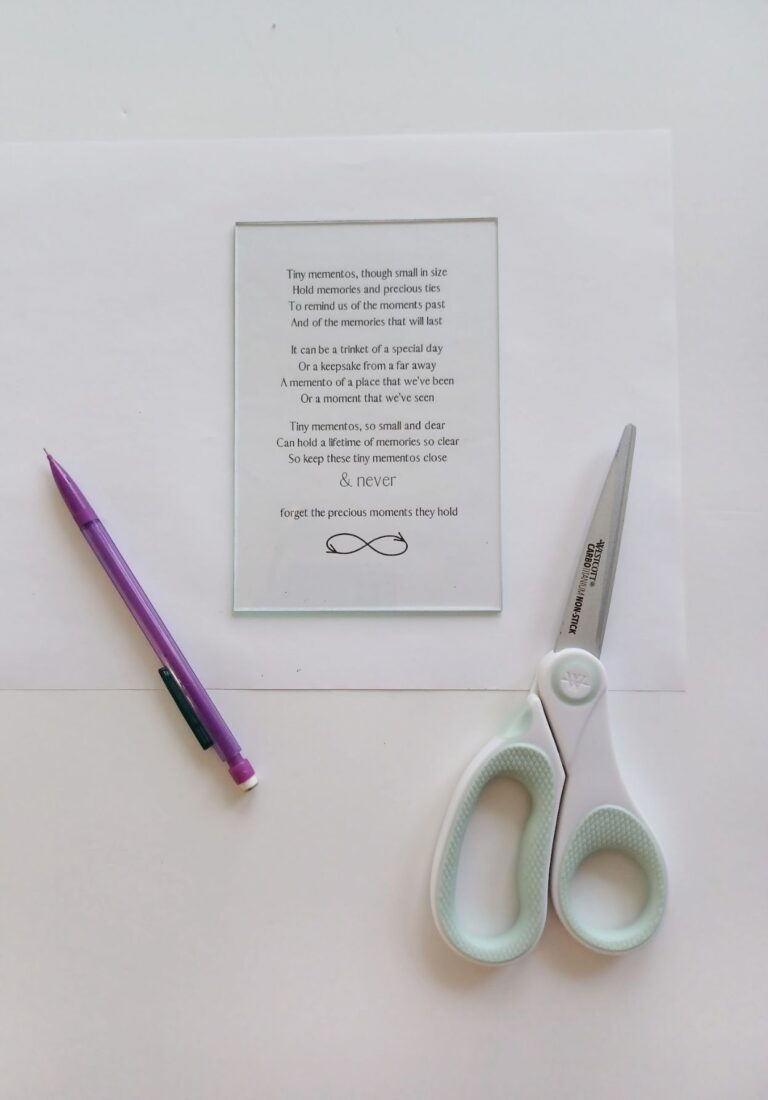 Make A Momento Frame Using Items From Your Past! – The How To Mom