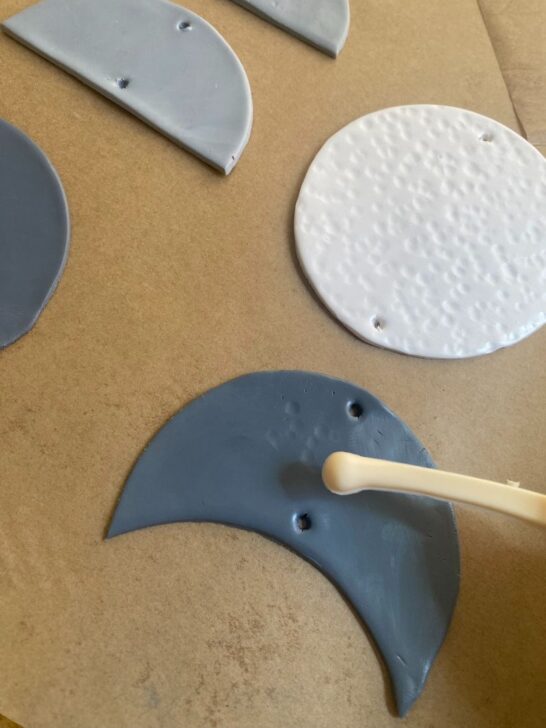 Clay Moon Phase Wall Hanging – The How To Mom