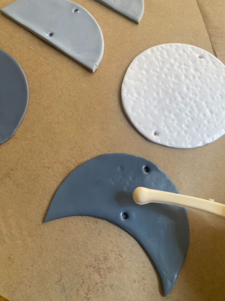 Clay Moon Phase Wall Hanging – The How To Mom