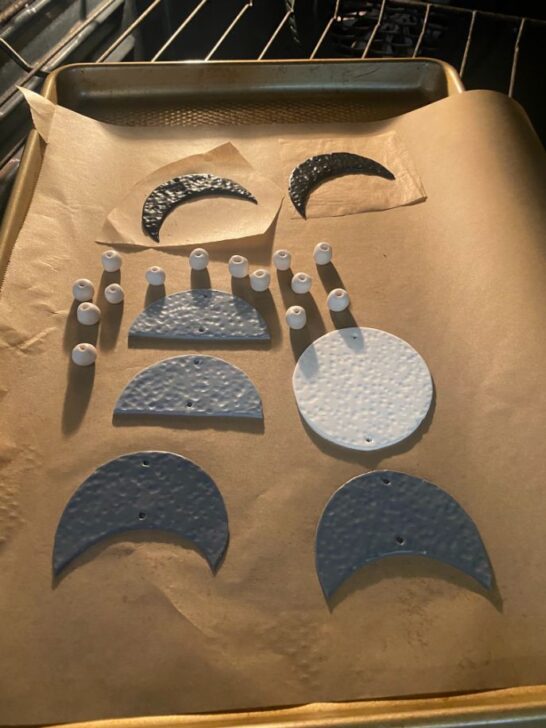 Clay Moon Phase Wall Hanging – The How To Mom